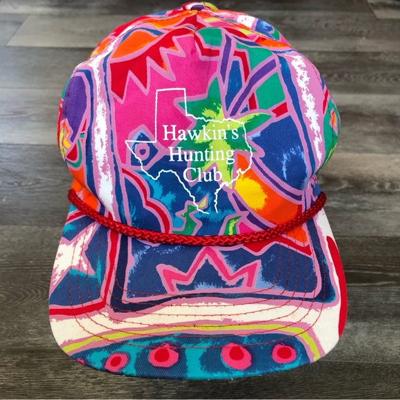 San Sun | Accessories | Vintage Hawkins Hunting Club Retro Cap Snapback ...